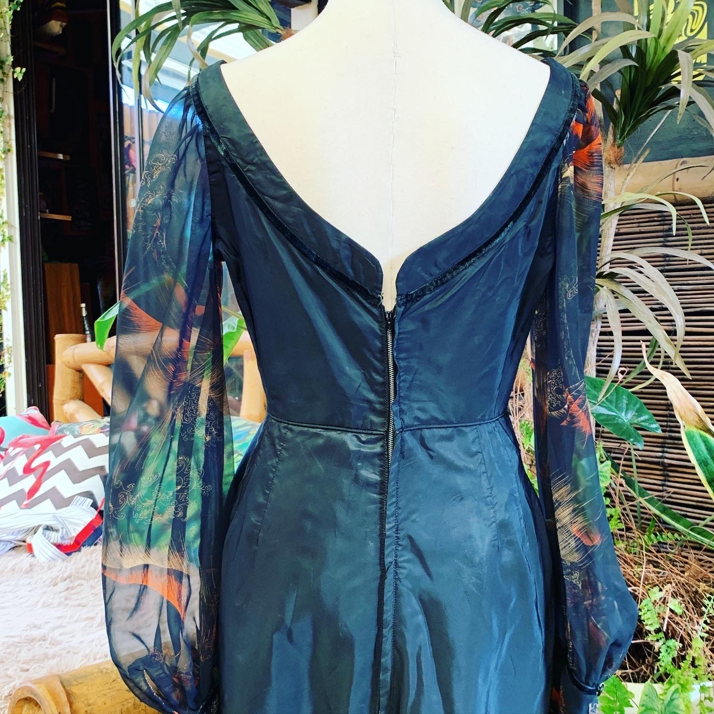 1960's Little Black Cocktail Dress by Van Roth - TikiQueen