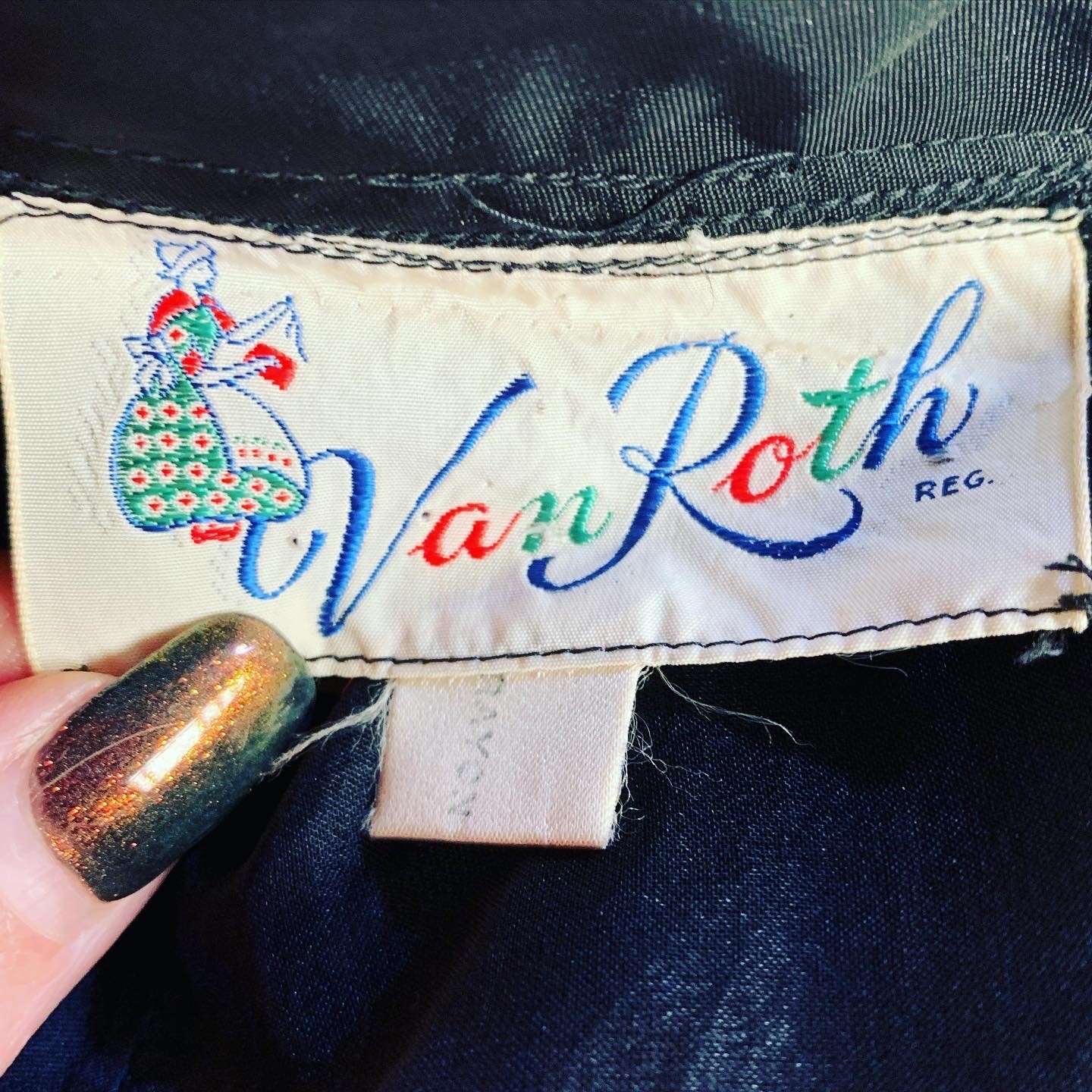 1960's Little Black Cocktail Dress by Van Roth - TikiQueen